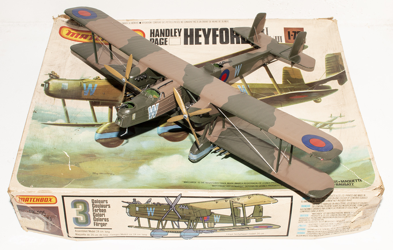 Vintage Matchbox 1/72 Heyford - Ready for Inspection - Aircraft ...